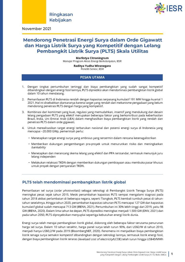 Publikasi Archive - IESR