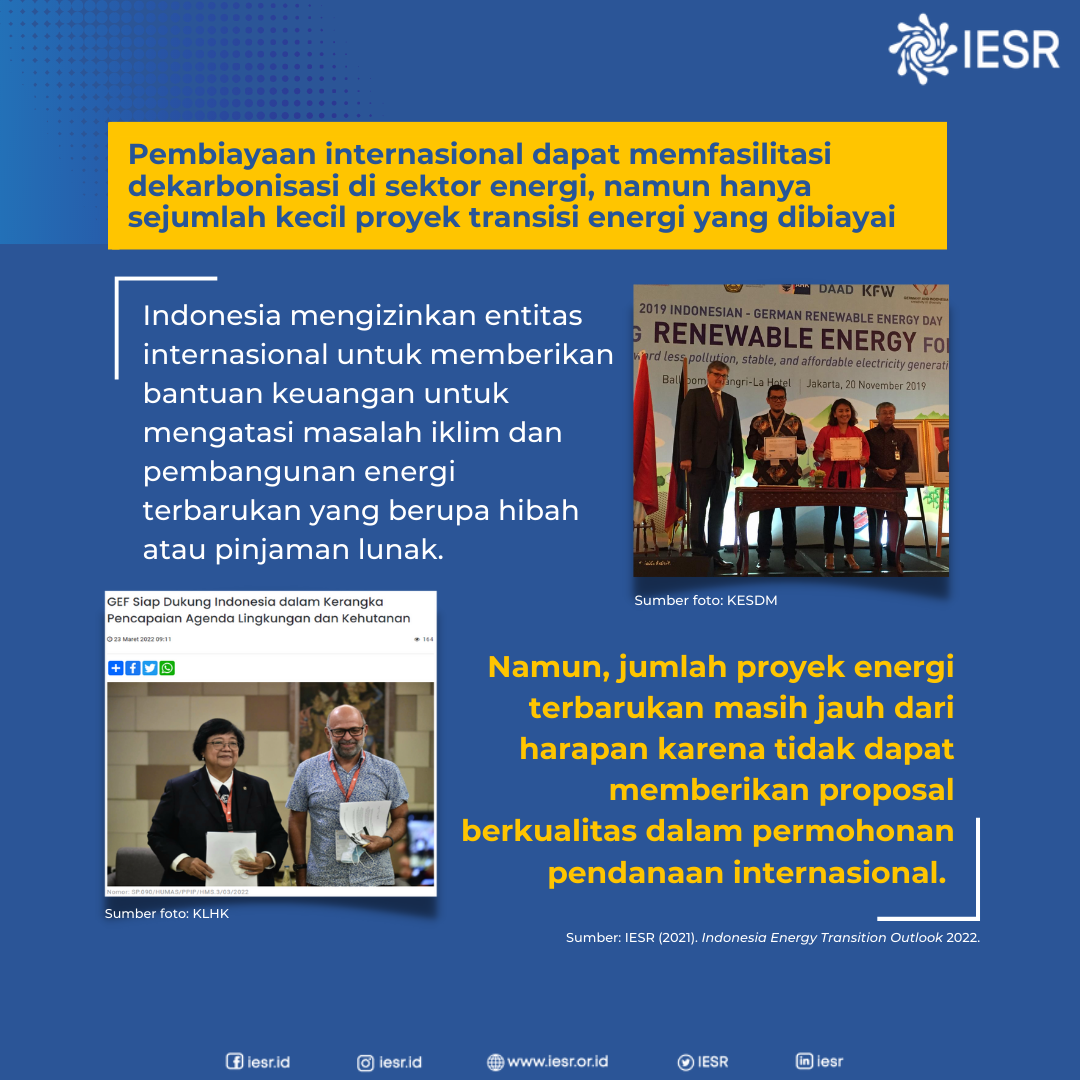 Bantuan Luar Negeri untuk Transisi Energi di Indonesia - IESR