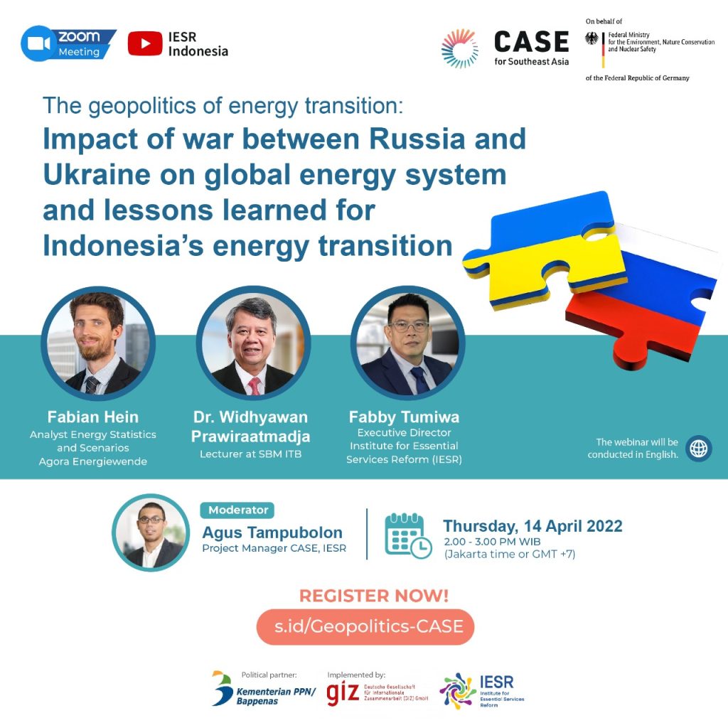 Geopolitik Transisi Energi : Dampak Perang antara Rusia dan Ukraina ...