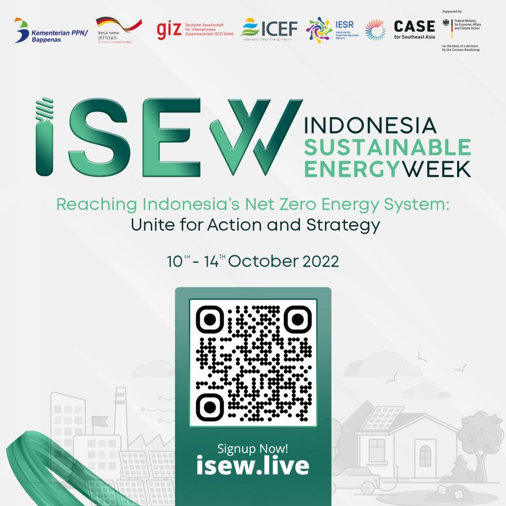 Indonesia Sustainable Energy Week (ISEW) 2022 - IESR