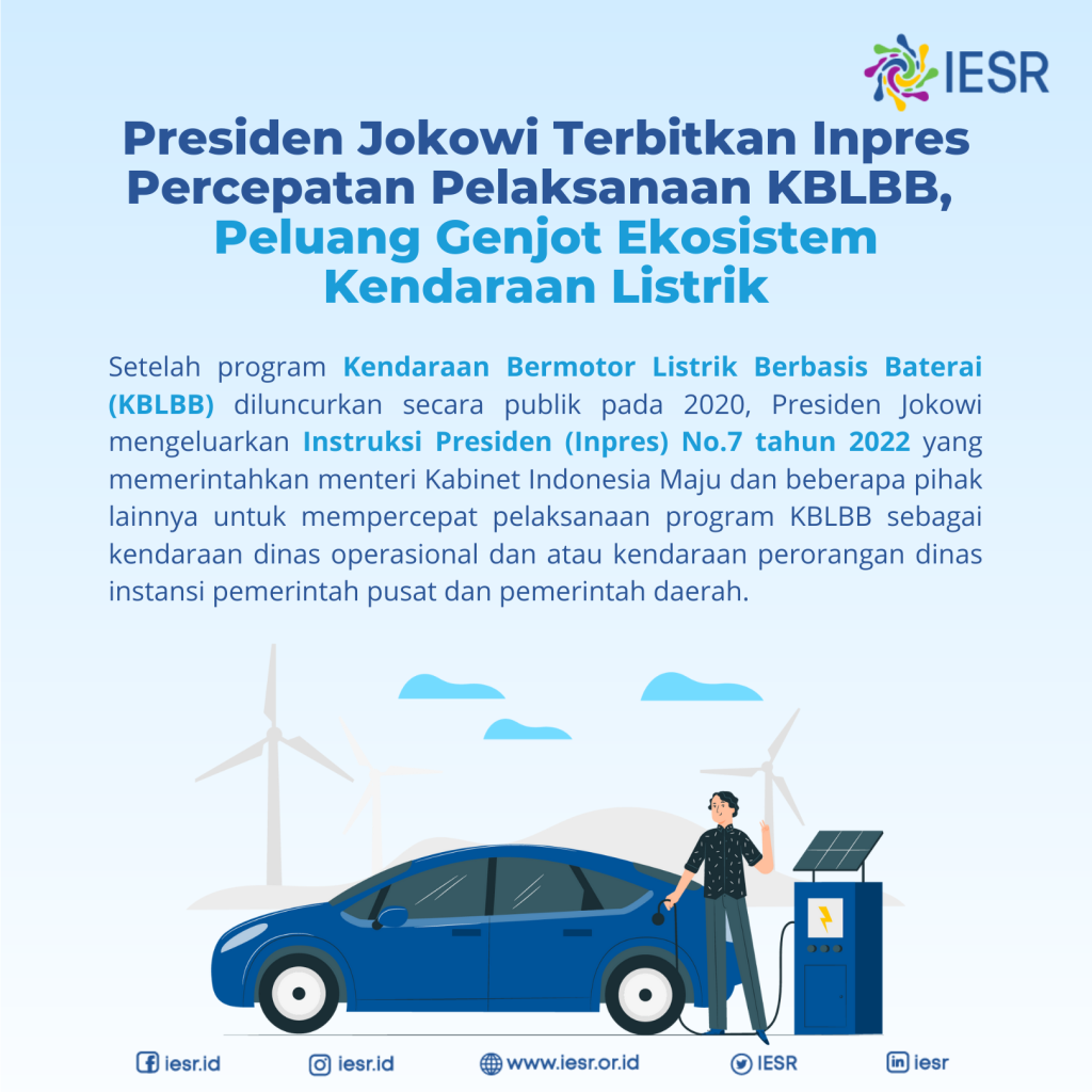 Presiden Jokowi Terbitkan Inpres Pecerpatan Pelaksanaan KBLBB, Peluang ...