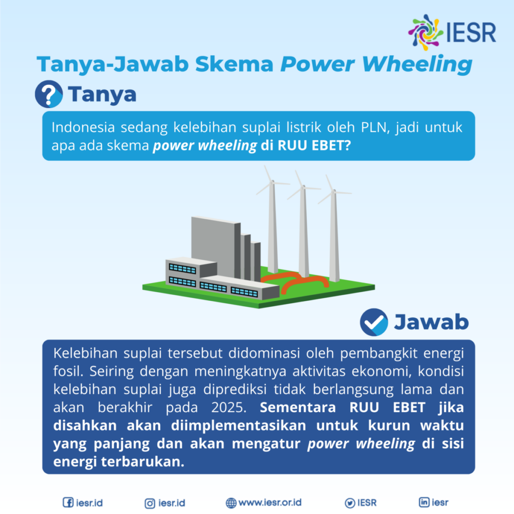 Skema Power Wheeling Akan Optimalkan Pengembangan Energi Terbarukan - IESR