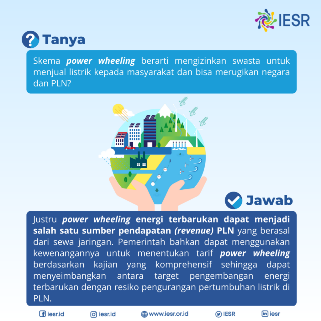 Skema Power Wheeling Akan Optimalkan Pengembangan Energi Terbarukan - IESR