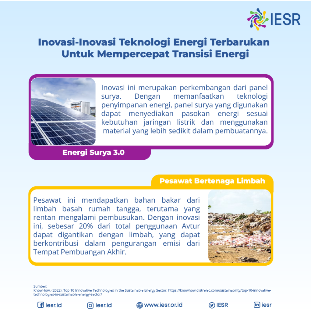 Era Baru Transisi Energi, Bagaimana Perkembangan Teknologi Energi Terbarukan? - IESR