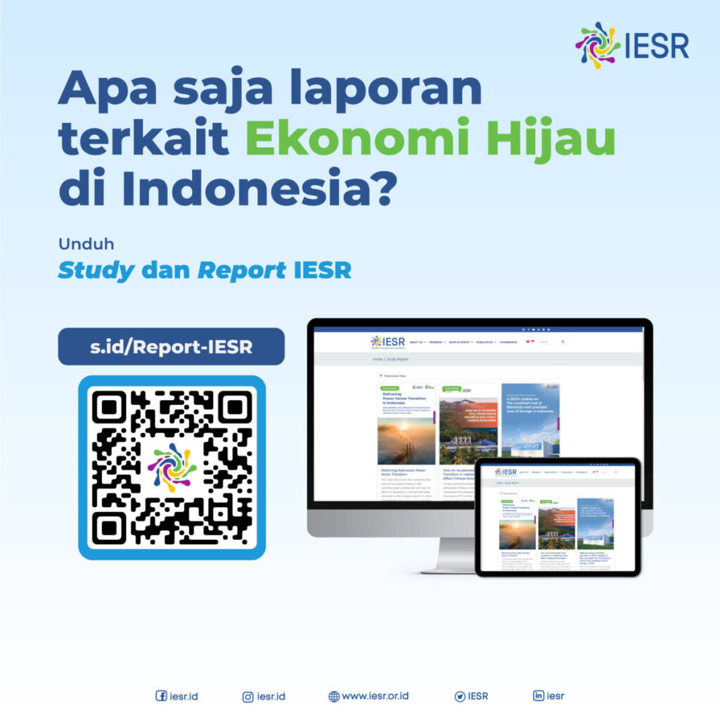 Akrabkan diri dengan istilah Ekonomi Hijau - IESR