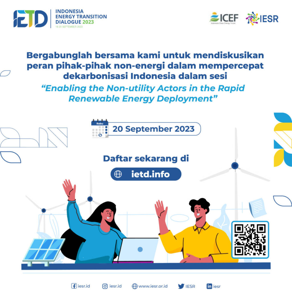 Media Ceritakan Transisi Energi - IESR