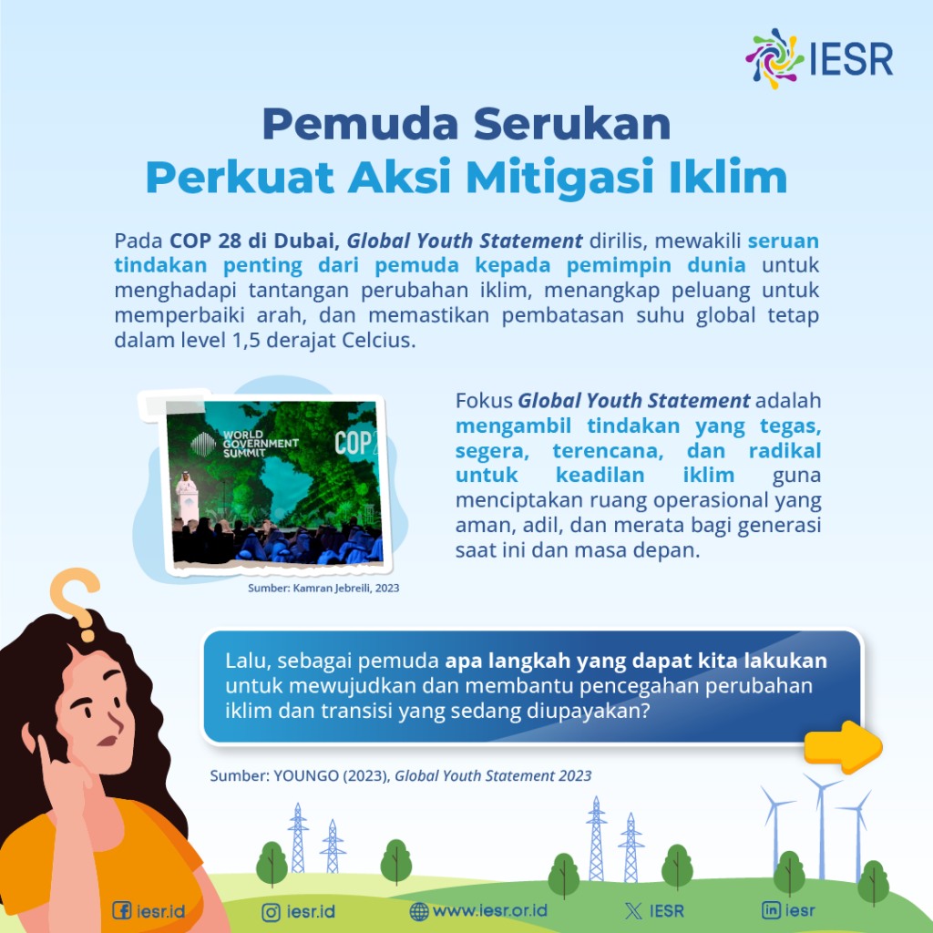 Pemuda Serukan Perkuat Aksi Mitigasi Iklim - IESR