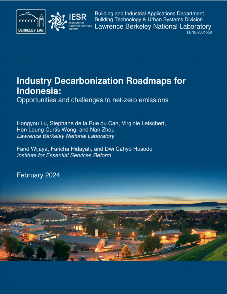 Industry Decarbonization Roadmaps for Indonesia - IESR