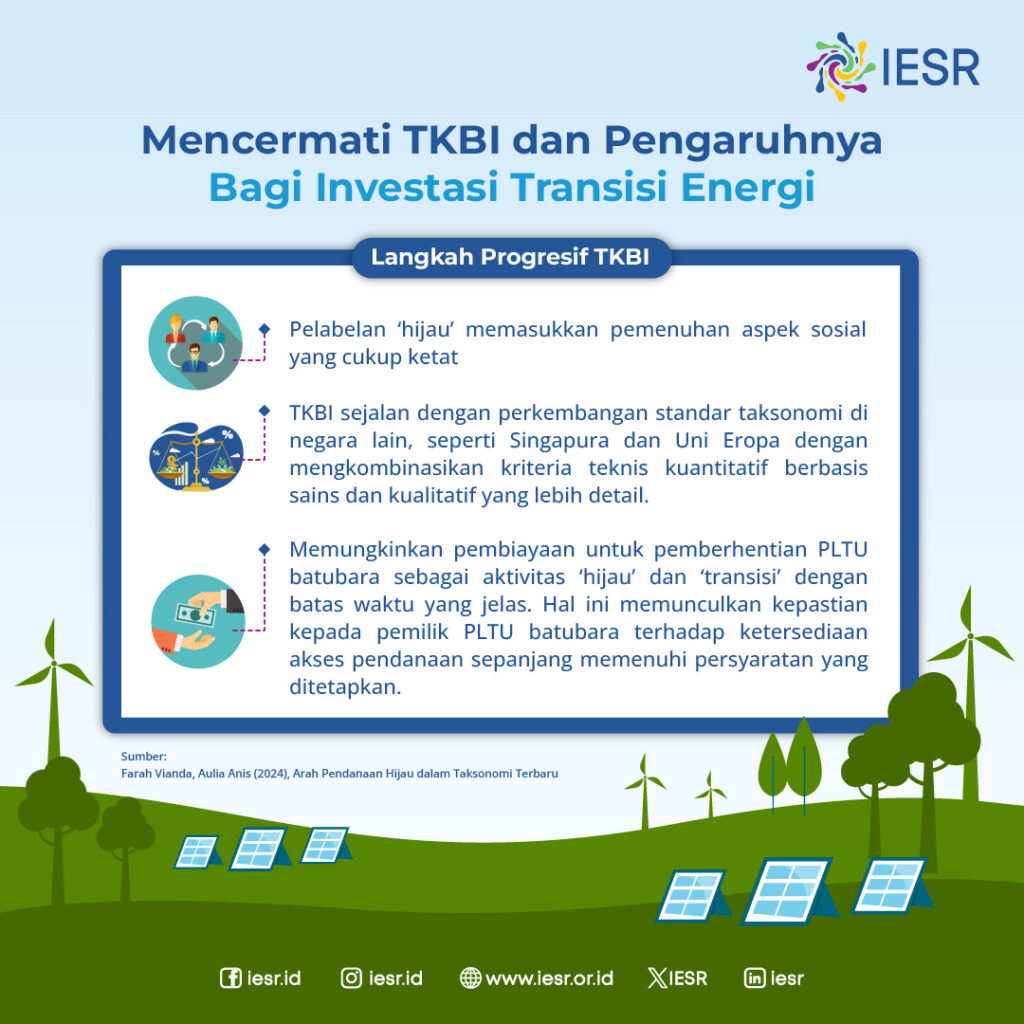 Akankan Taksonomi Berkelanjutan Sokong Pembiayaan Transisi Energi? - IESR