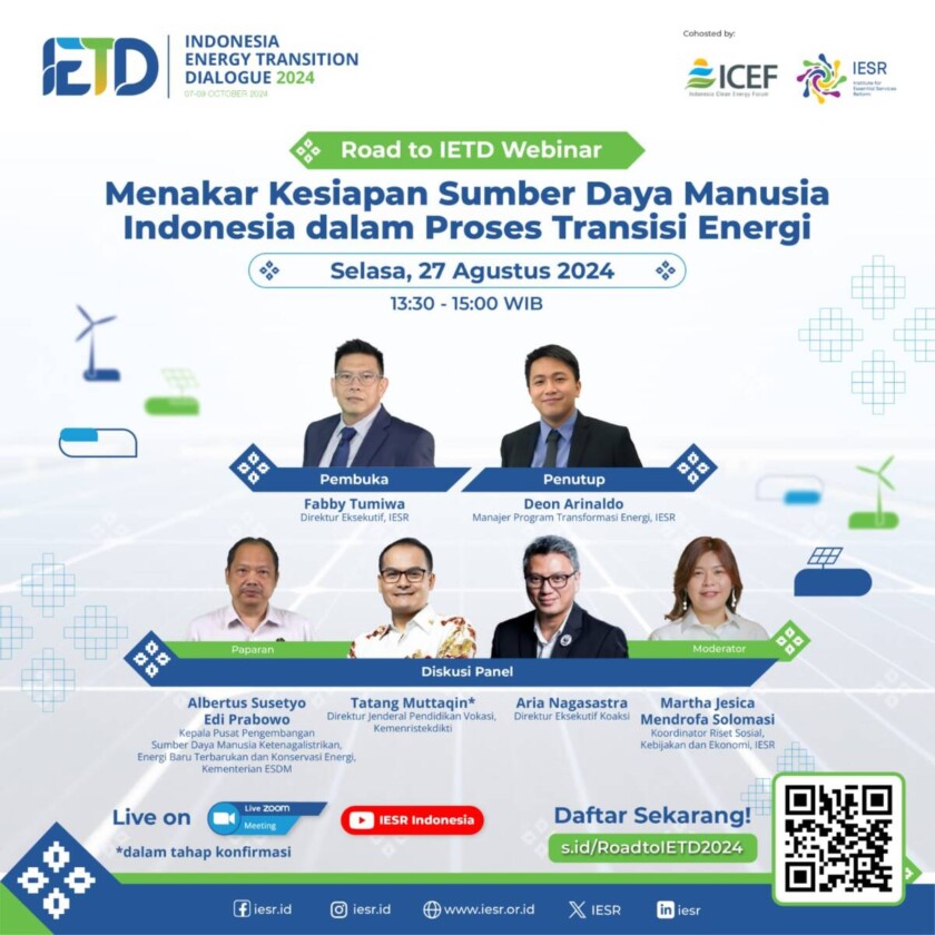 Road to IETD Webinar: Measuring the Readiness of Indonesia's Human Resources in the Energy ...