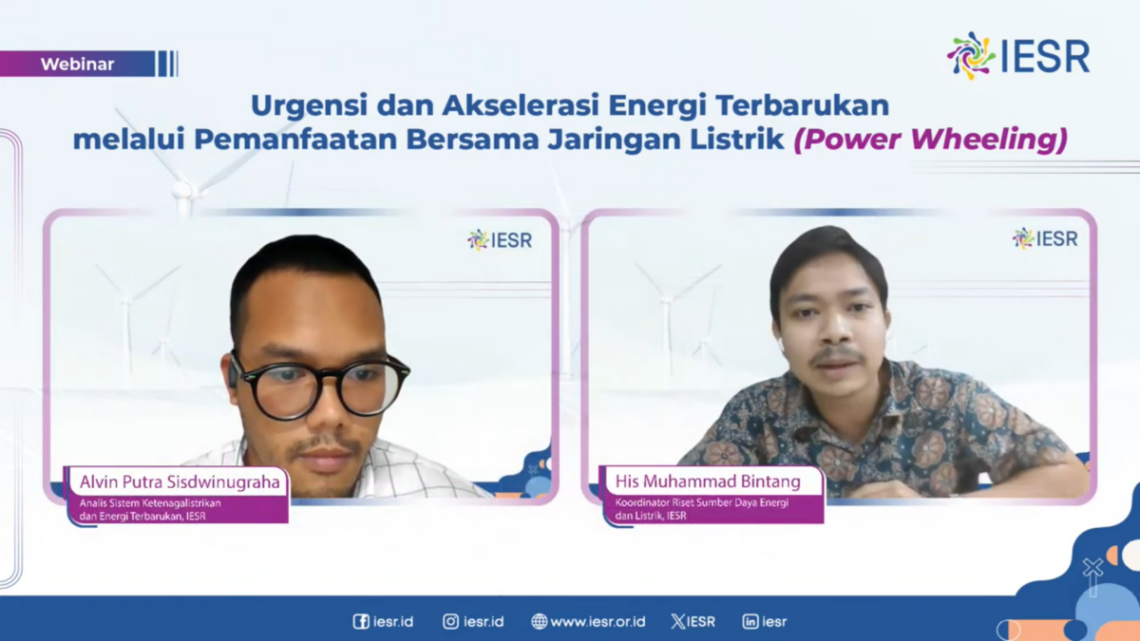 Memperluas Akses Terhadap Energi Terbarukan dengan Power Wheeling - IESR