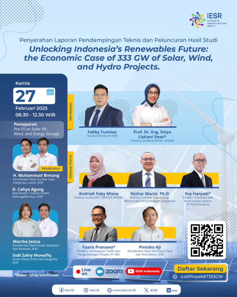 Pre-Feasibility Study (Pre-FS) Presentation & Launch of Study Results Unlocking Indonesia's ...