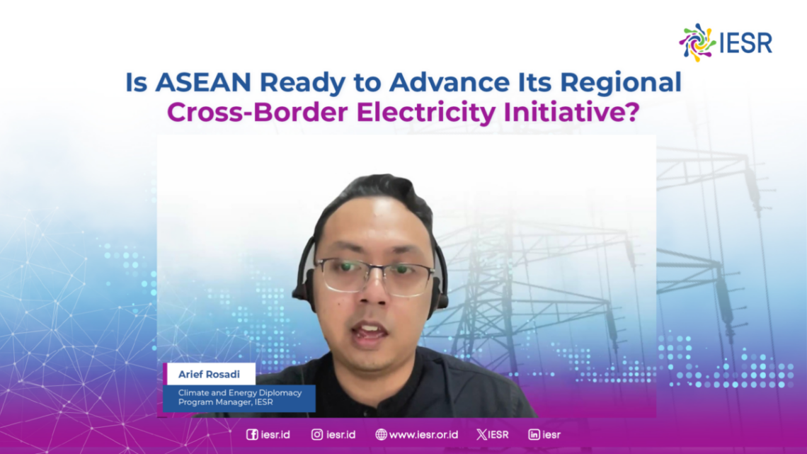 Optimizing Renewable Energy Connectivity in ASEAN - IESR